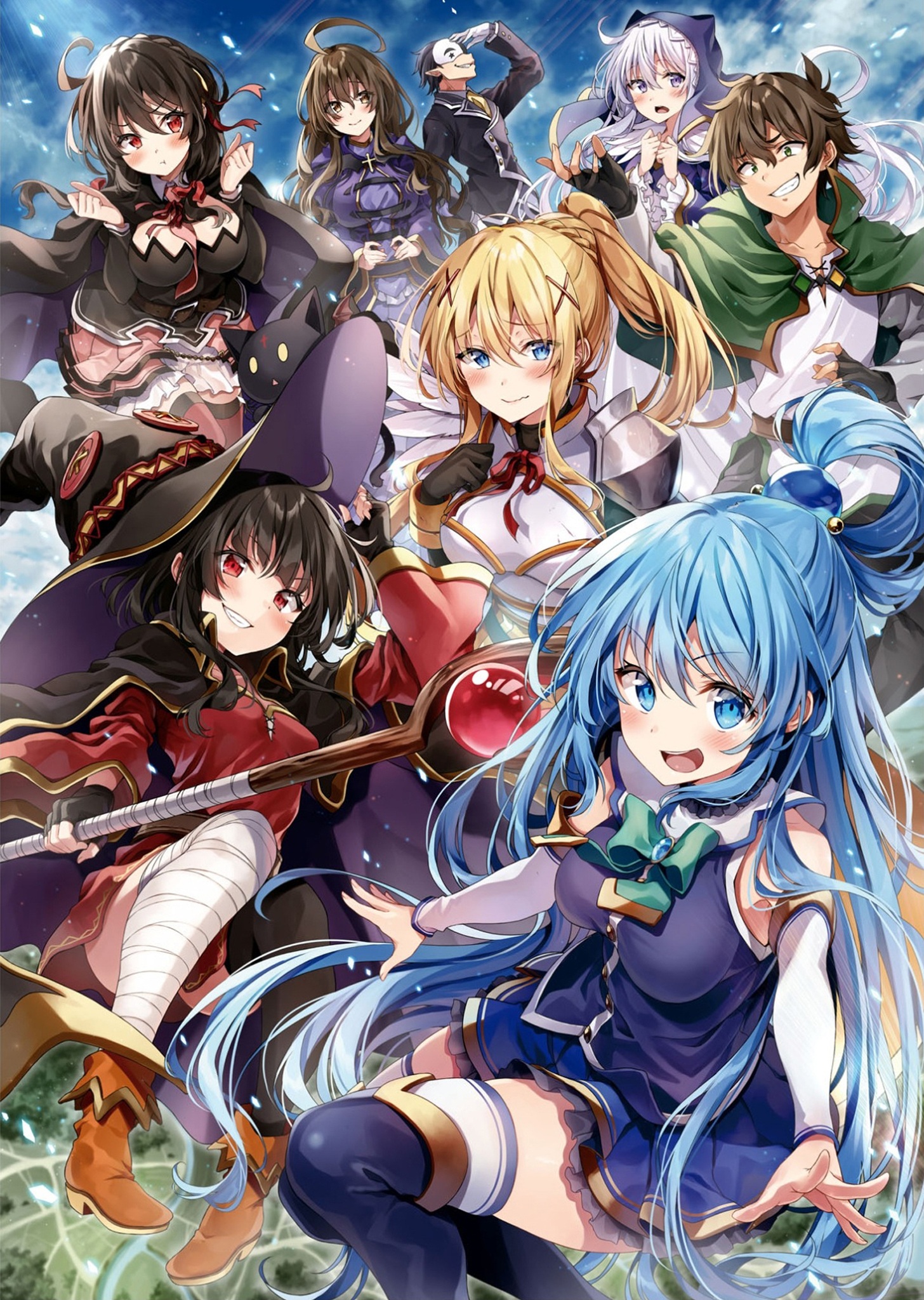 kono subarashii sekai ni shukufuku wo! aqua (kono subarashii sekai ni shukufuku wo!) chomusuke ...